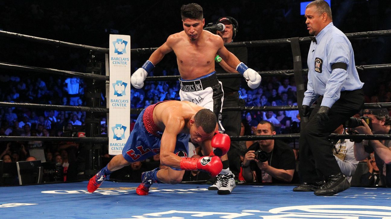 Mikey Garcia demolishes Elio Rojas for a TKO victory in return to the ...