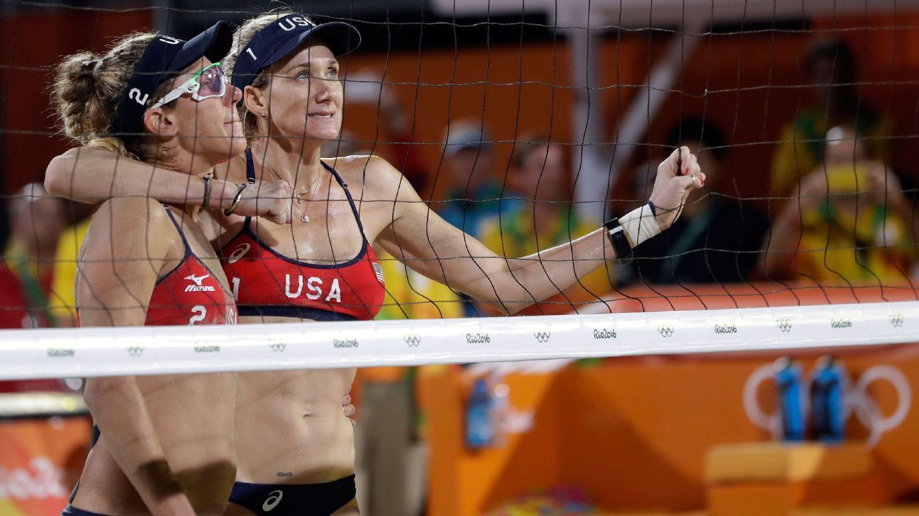 Brazil ends Kerri Walsh Jennings' gold-medal run in straight sets in ...