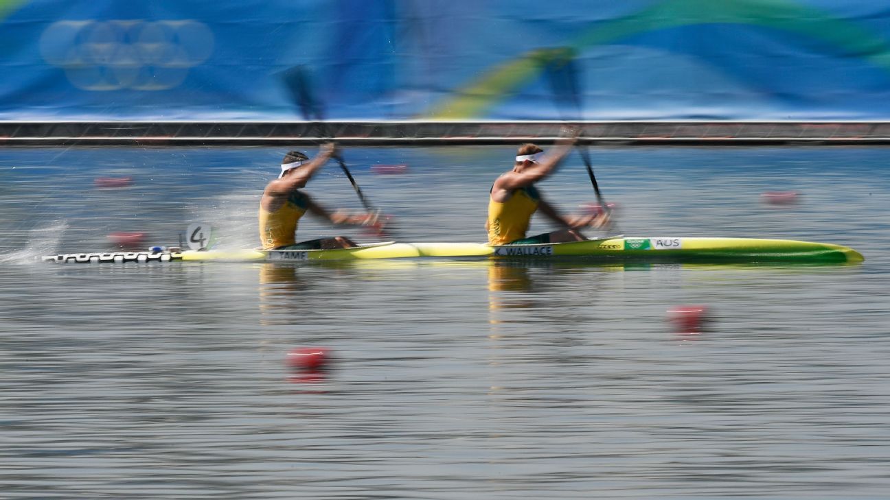 Ken Wallace and Lachlan Tame win bronze in men's K2 - ESPN