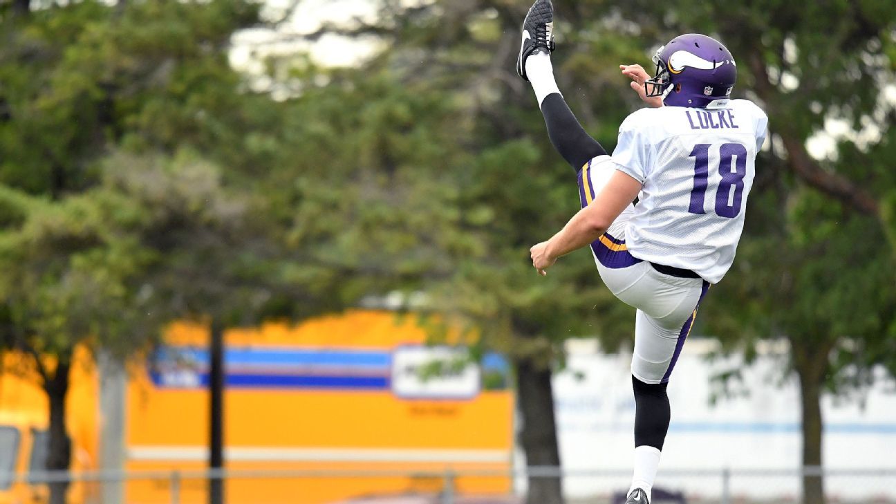 Jeff Locke still appears to be in good standing as Vikings' punter ...