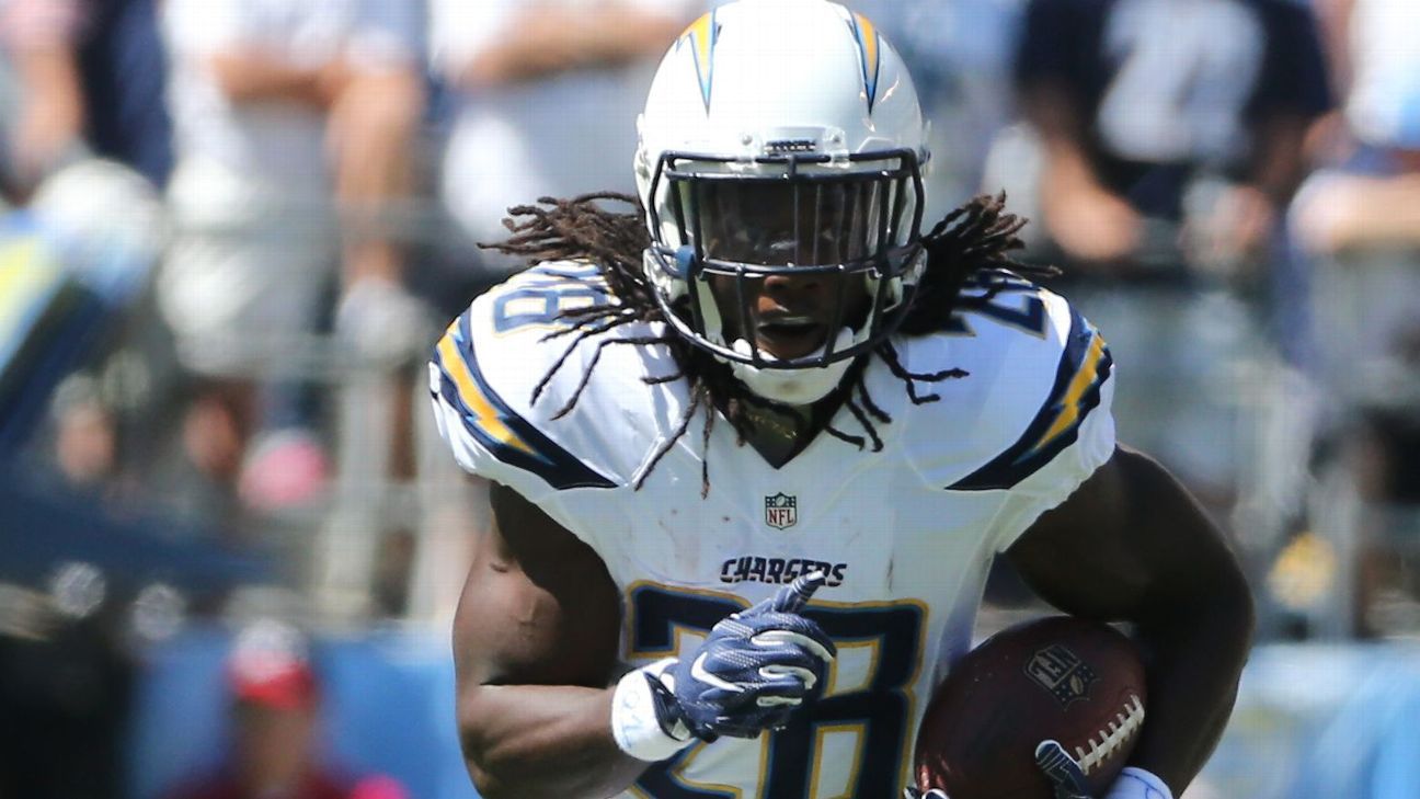 Melvin Gordon could miss second week with knee, hip injuries - ESPN ...