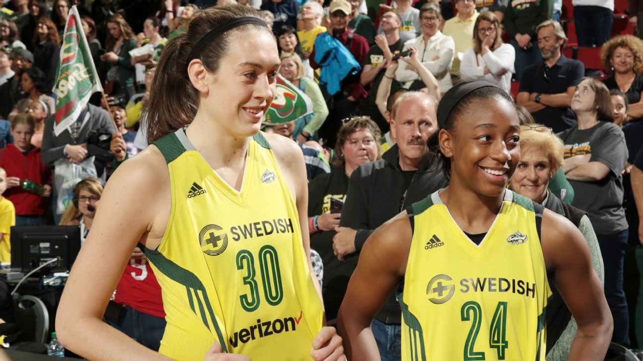 Breanna Stewart thanks Seattle for 'incredible' rookie season - ESPN
