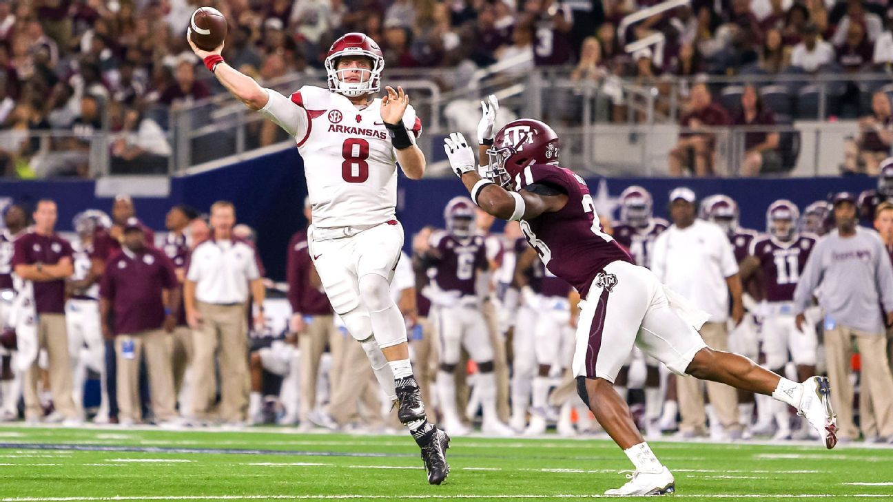 Arkansas quarterback Austin Allen shows toughness, poise and promise ...