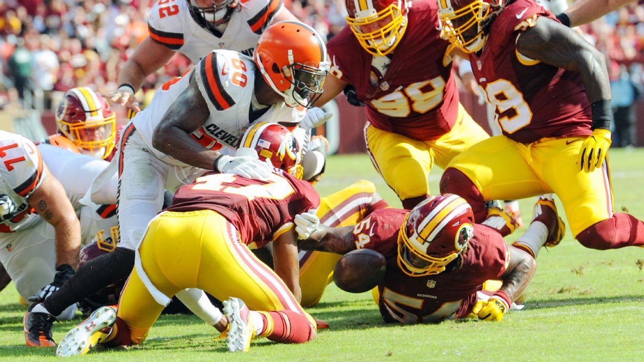 Duke Johnson fumble recovery goes to Redskins in strange sequence of ...