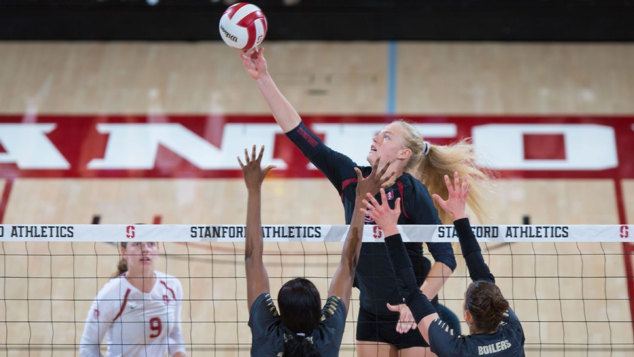 NCAA volleyball -- Stanford Cardinal's Kathryn Plummer named espnW ...