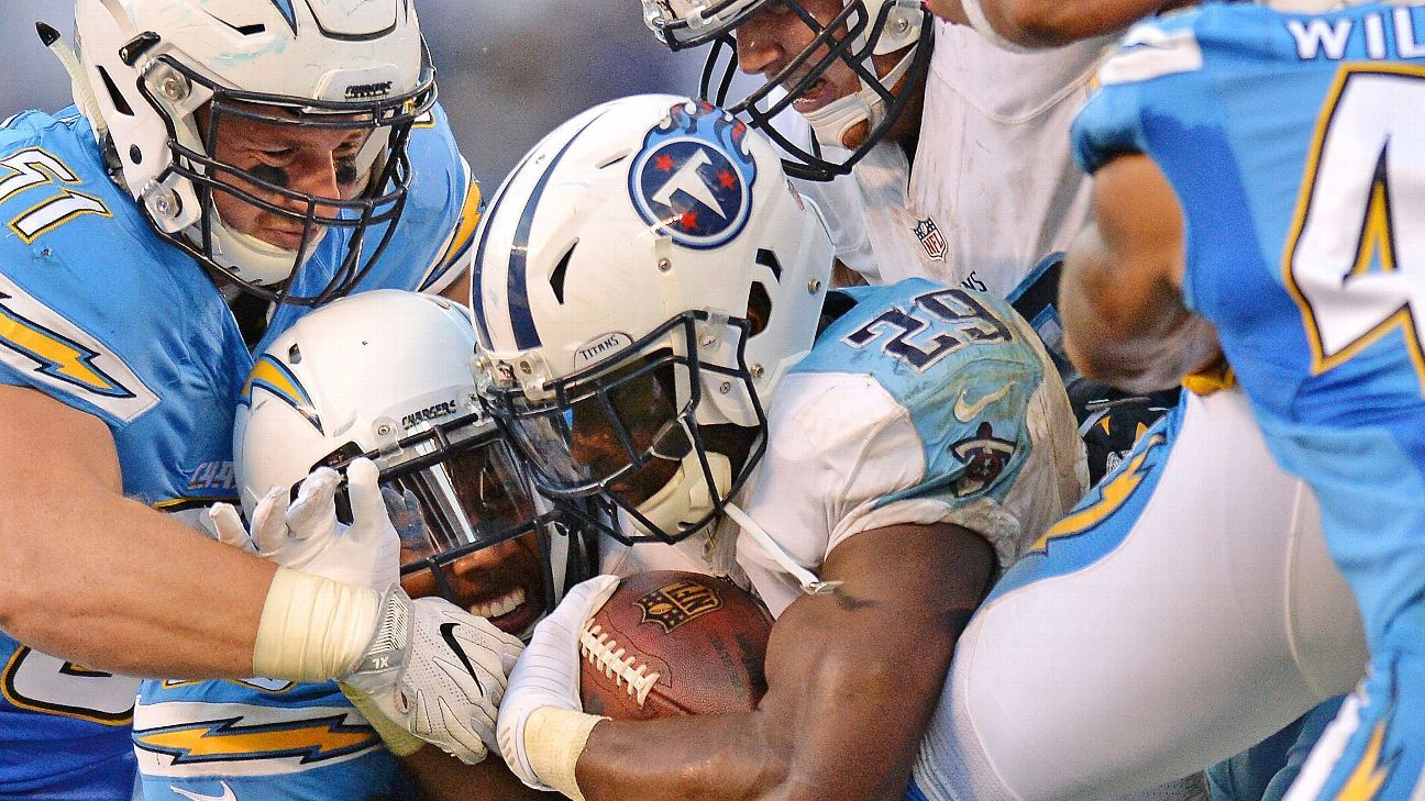 San Diego Chargers' Kyle Emanuel adds versatility with play at ILB ...