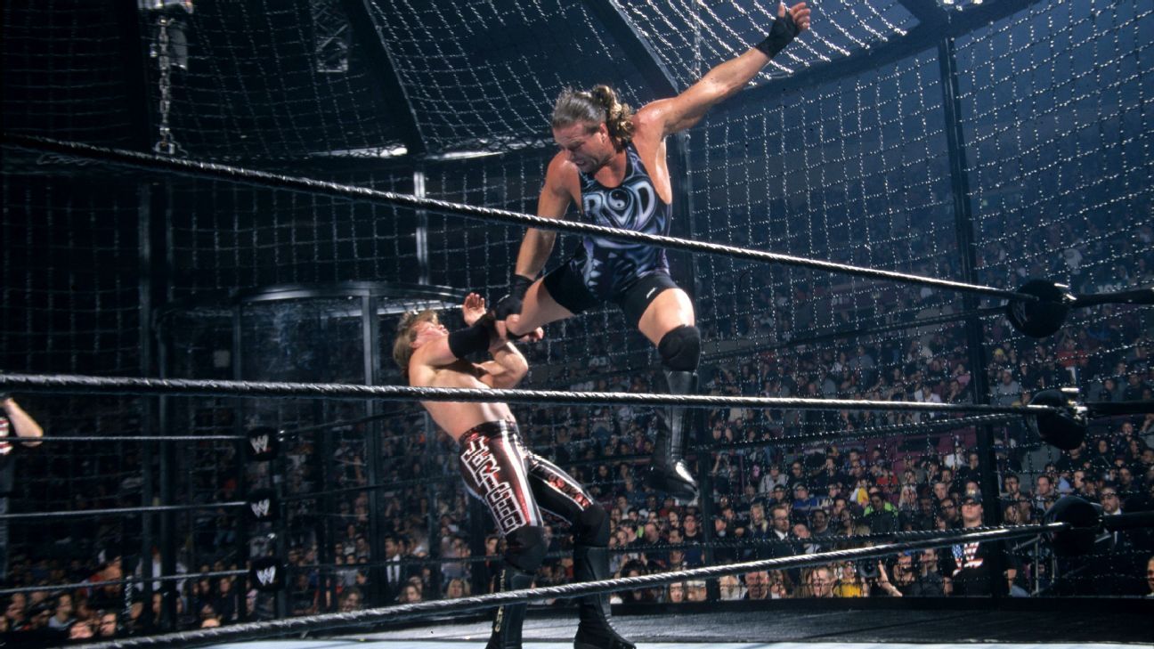 Wwe Survivor Series Moments The Elimination Chamber Espn