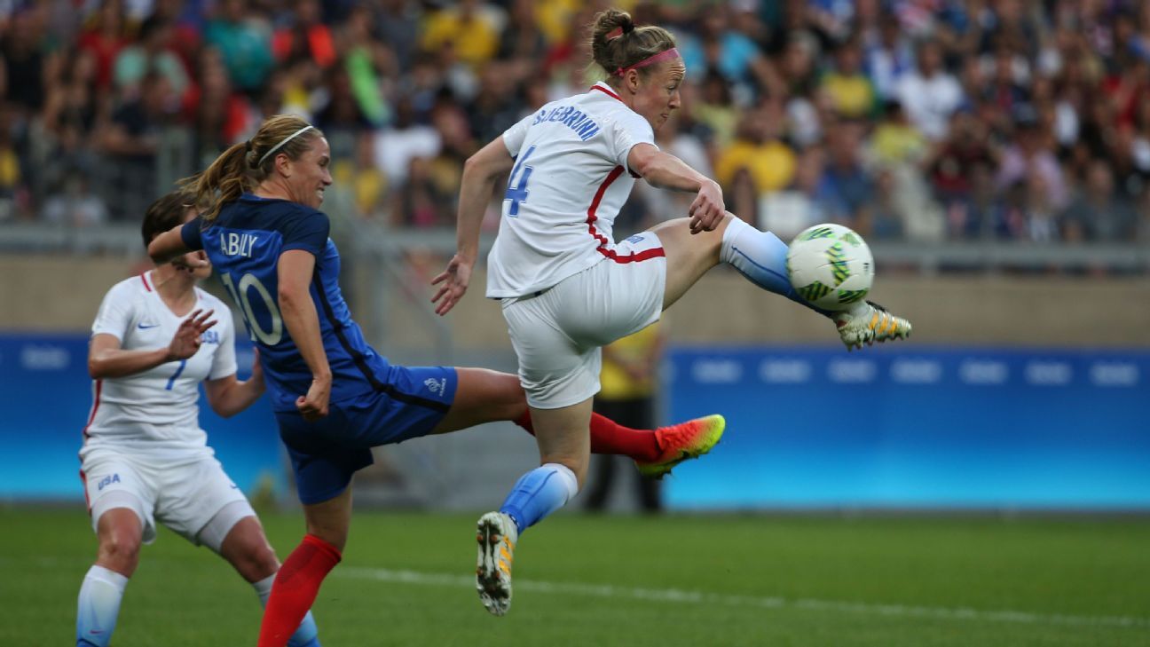 Becky Sauerbrunn on the first women's soccer cleats (ever!) - ESPN