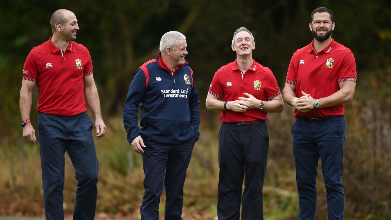 Steve Borthwick Andy Farrell Rob Howley Who are British and Irish Lions backroom staff - ESPN