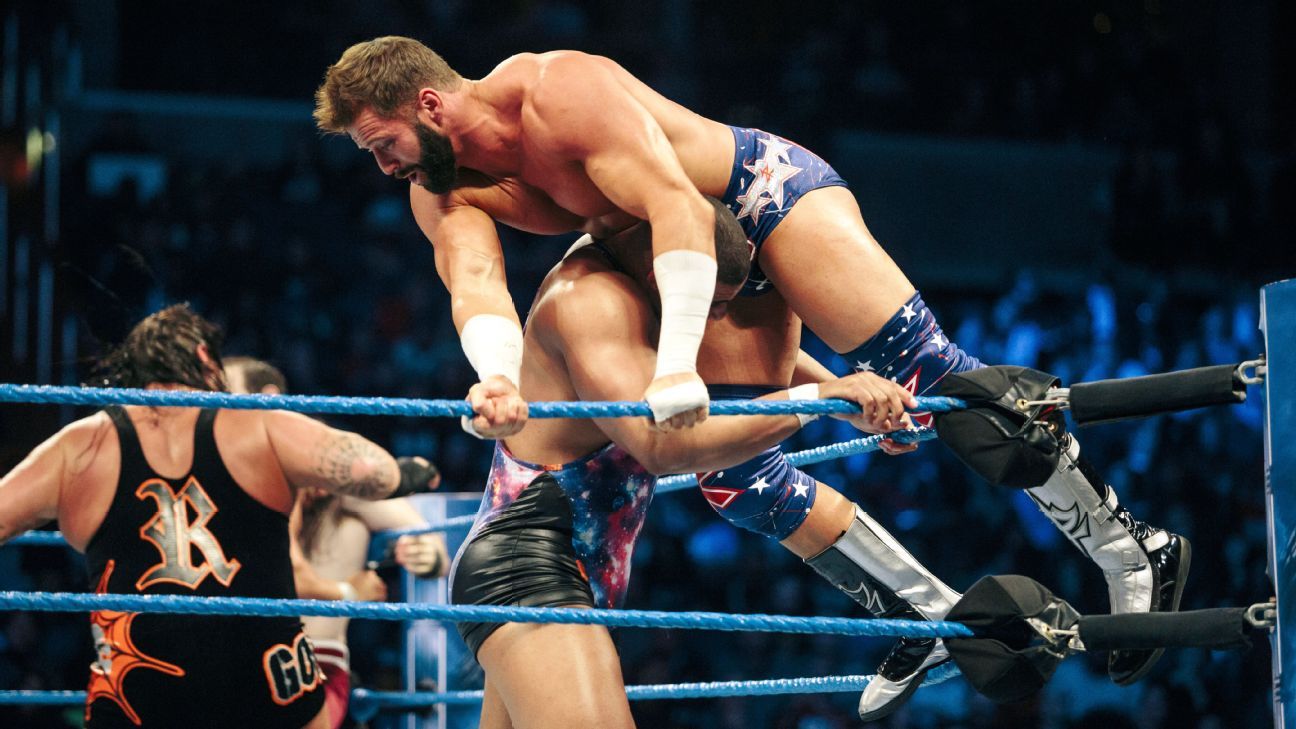 WWE - Zack Ryder injures knee in No. 1 contenders battle royal on ...