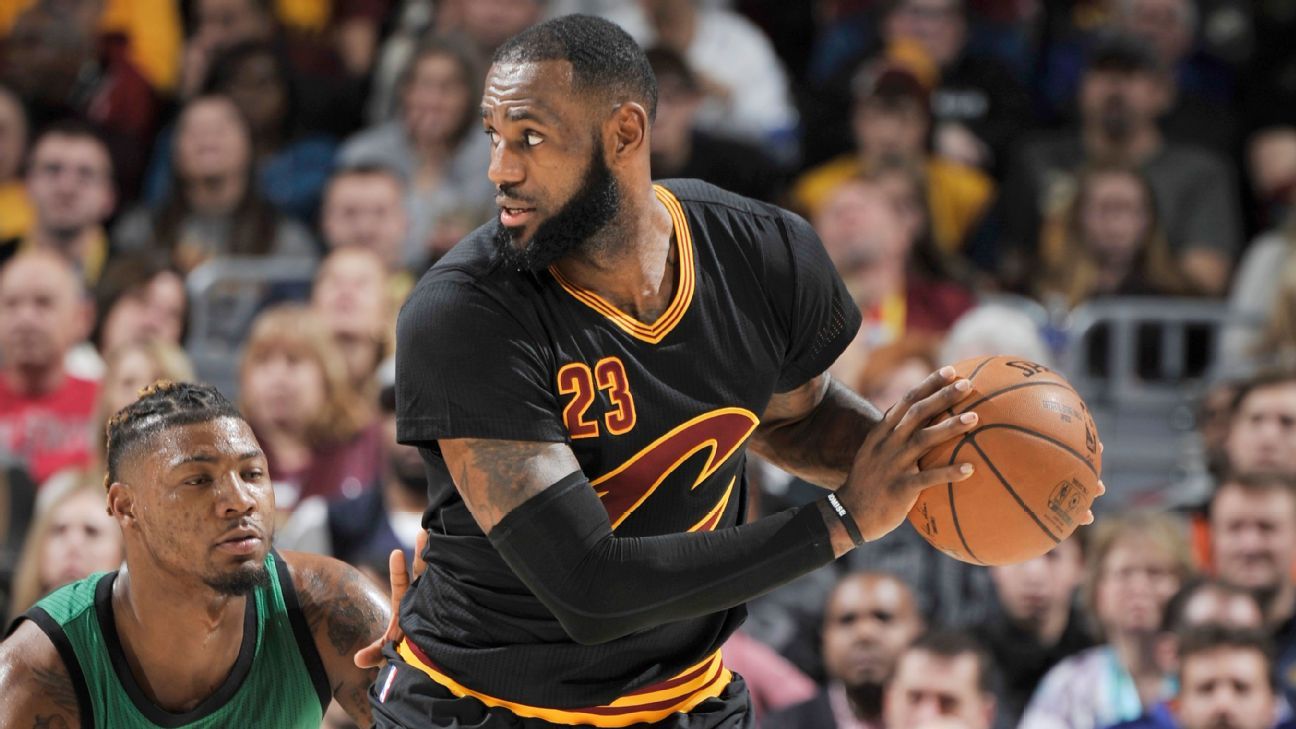 LeBron James -- Cavs' road to title defense stalling as physical woes ...