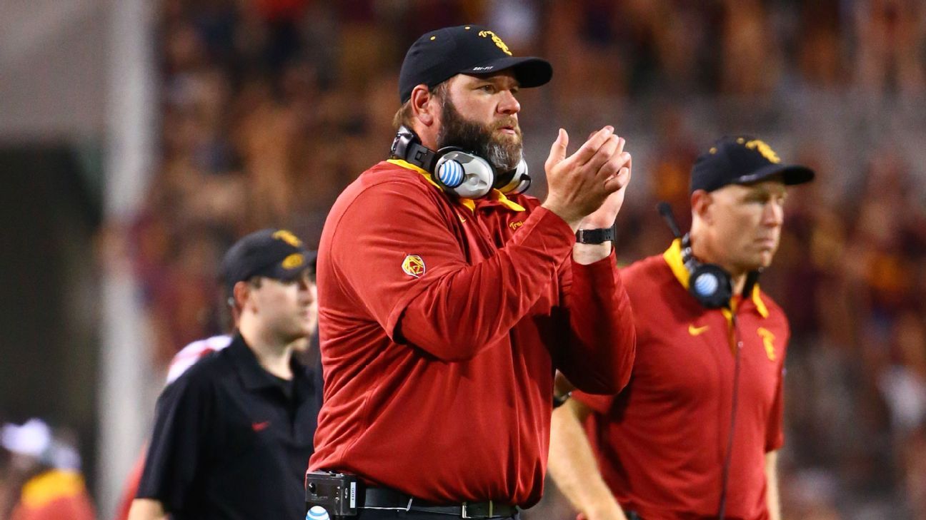 Will USC Trojan offensive line coach Mike Goff be back in 2016? - ESPN ...