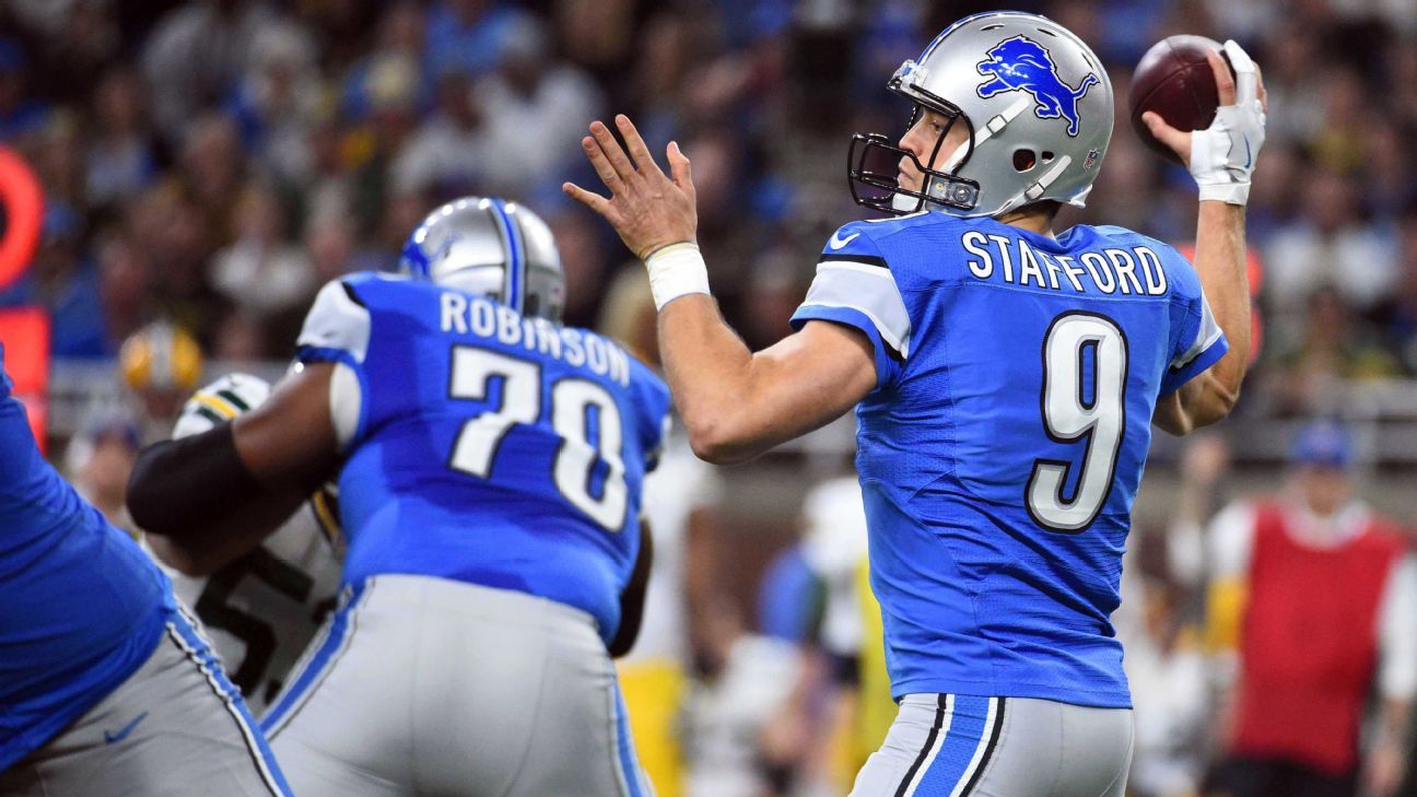 Calvin Johnson: Matthew Stafford's maturation 'awesome to see' - ESPN ...