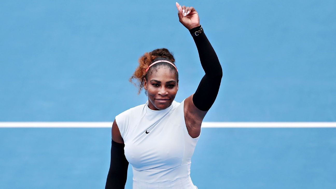 Serena Williams wins opening match at ASB Classic - ESPN