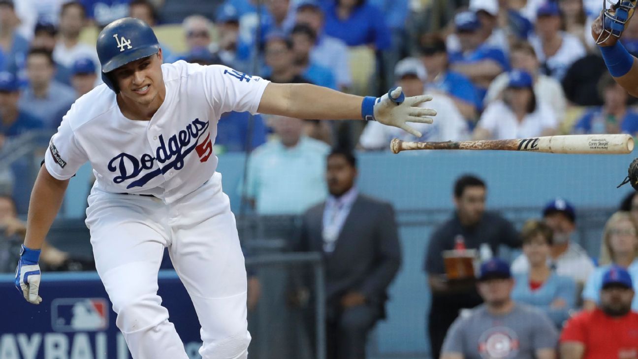 Los Angeles Dodgers SS Corey Seager (back) improving but unlikely to ...