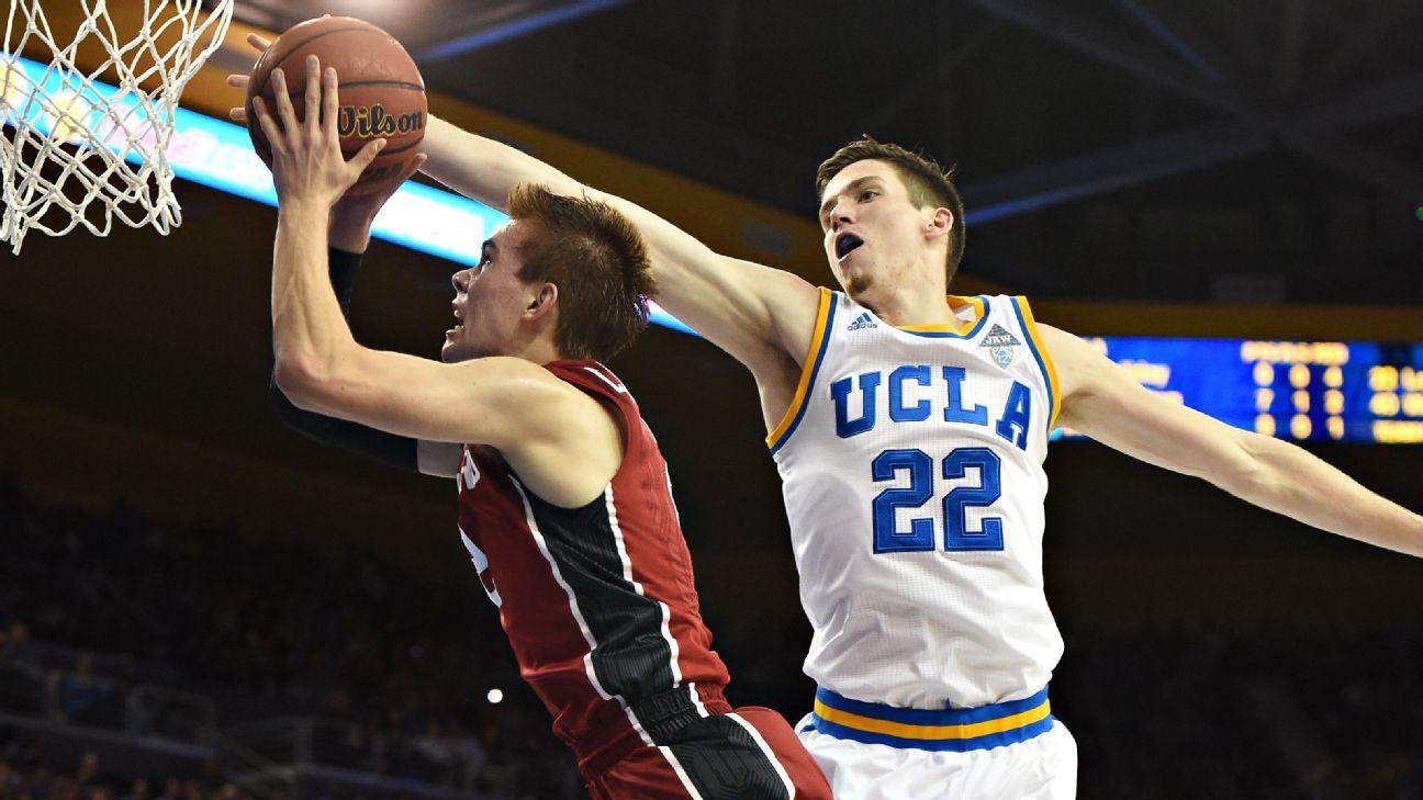 UCLA's TJ Leaf to miss regular-season finale with sprained ankle - ESPN