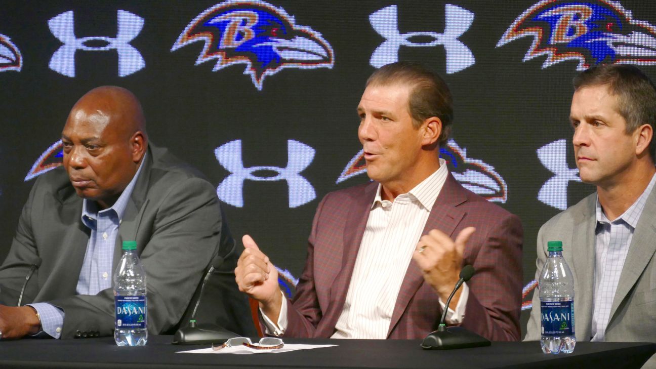 Ravens owner to fans: Priority is offensive line, not another receiver ...