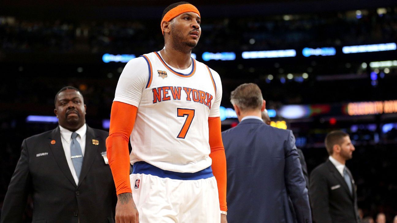 New York Knicks fans boo Carmelo Anthony, who calls last week mentally ...