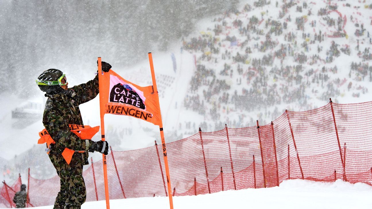 Heavy snow forces cancellation of Lauberhorn downhill at Wengen - ESPN