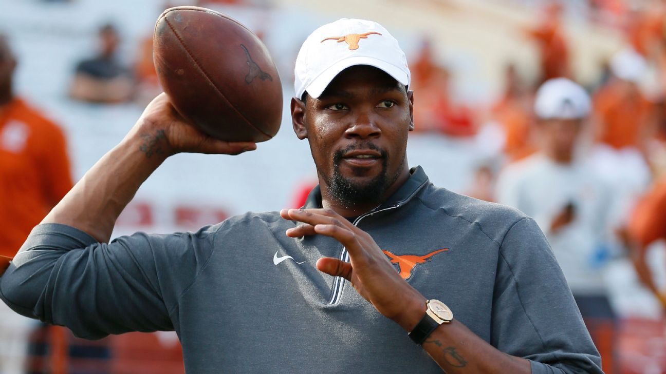 Kevin Durant's summer visit inspired Longhorns, coach says - ESPN