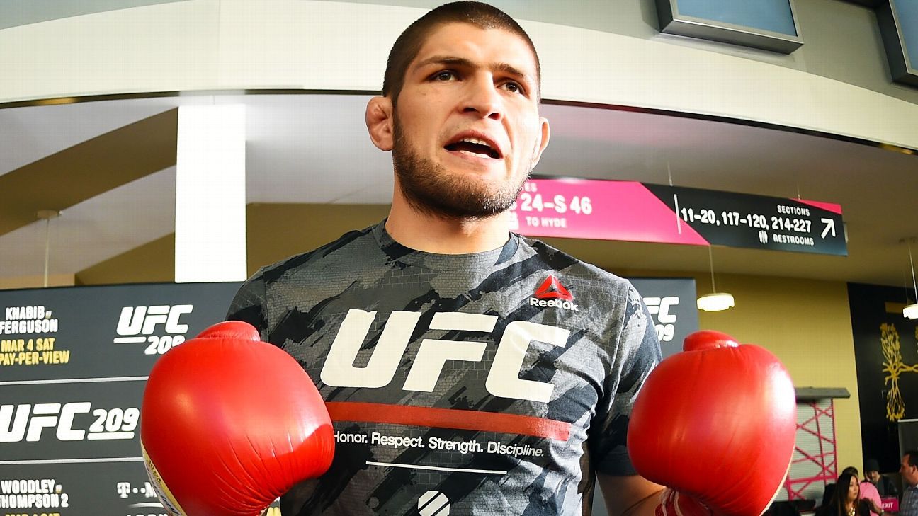 Lightweight contender Khabib Nurmagomedov eyes return to the Octagon at ...