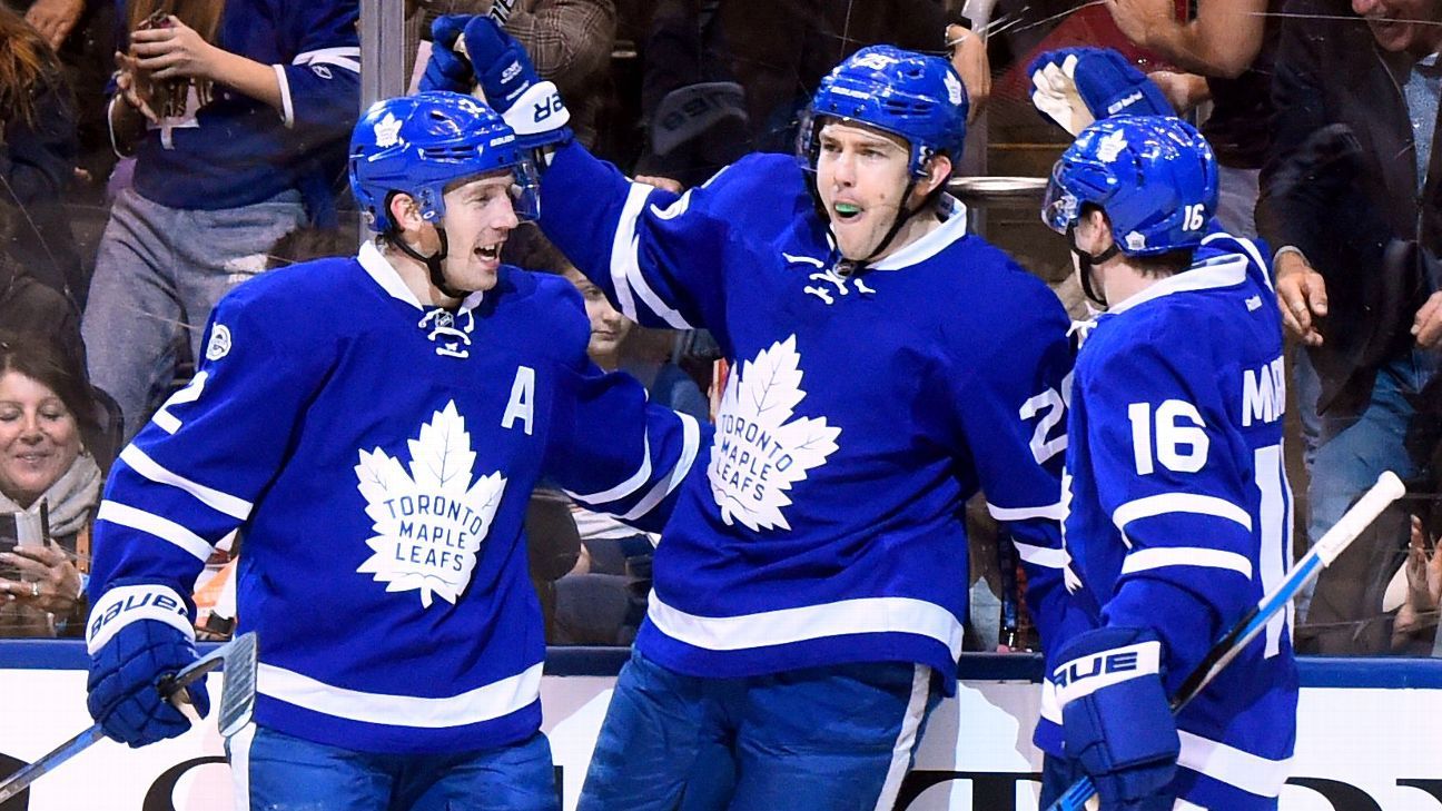 Maple Leafs rookies have powered their return to postseason - ESPN ...