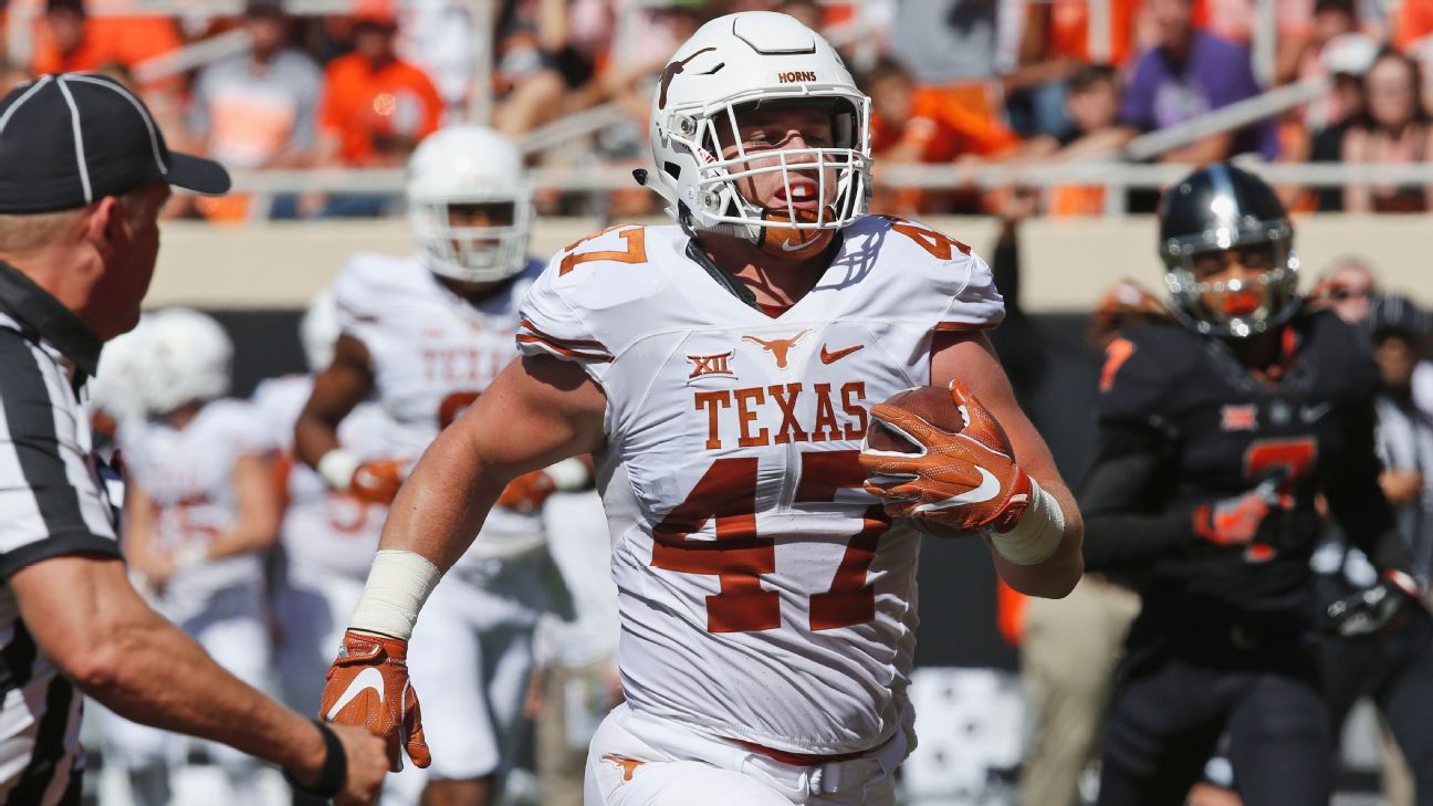 Longhorns TE Andrew Beck breaks foot in practice - ESPN