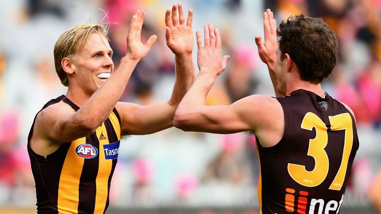 Hawthorn Hawks hold off Melbourne Demons for upset AFL win - ESPN