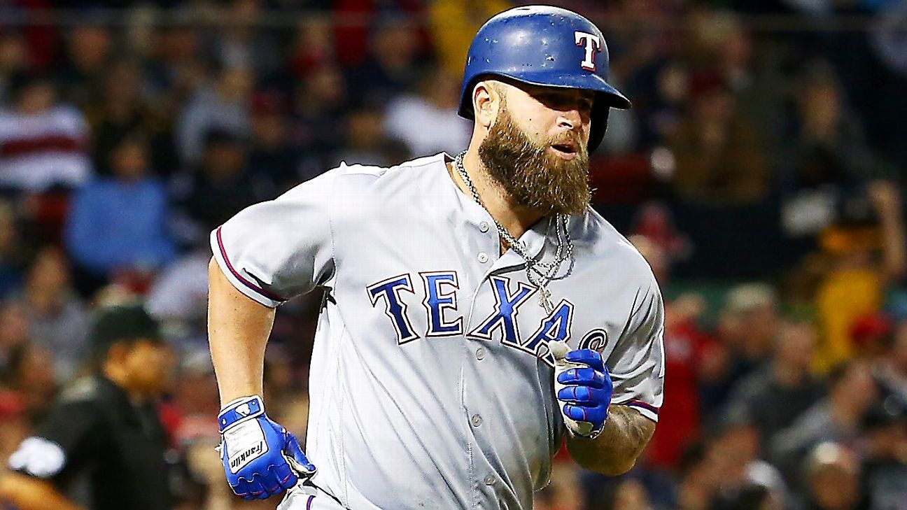 Texas Rangers put 1B Mike Napoli on DL with lower back strain - ESPN