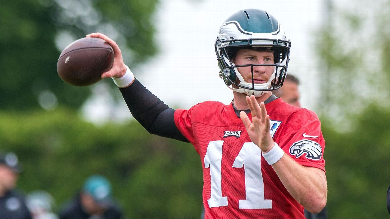 Carson Wentz surrounded by offensive talent as Philadelphia Eagles open ...