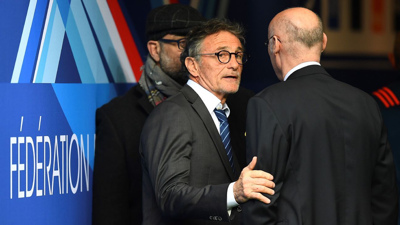 French rugby president Bernard Laporte backs Guy Noves after series ...