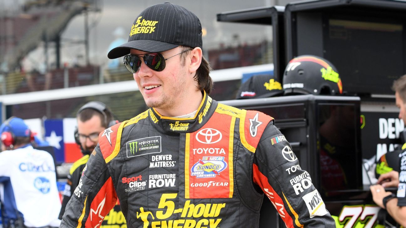 Erik Jones 'sad to leave behind' No. 77, but excited to drive JGR's No ...