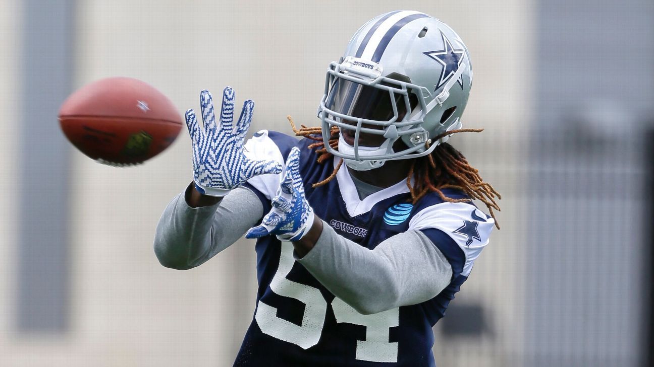 Dallas Cowboys linebacker Jaylon Smith practices in pads for first time ...