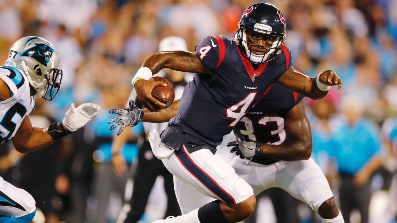 How Deshaun Watson's impressive NFL preseason debut went down - ESPN ...