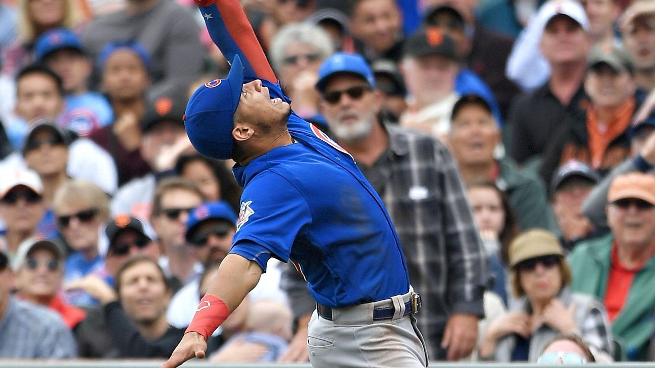 Chicago Cubs catcher Wilson Contreras out about 1 month after pulling ...