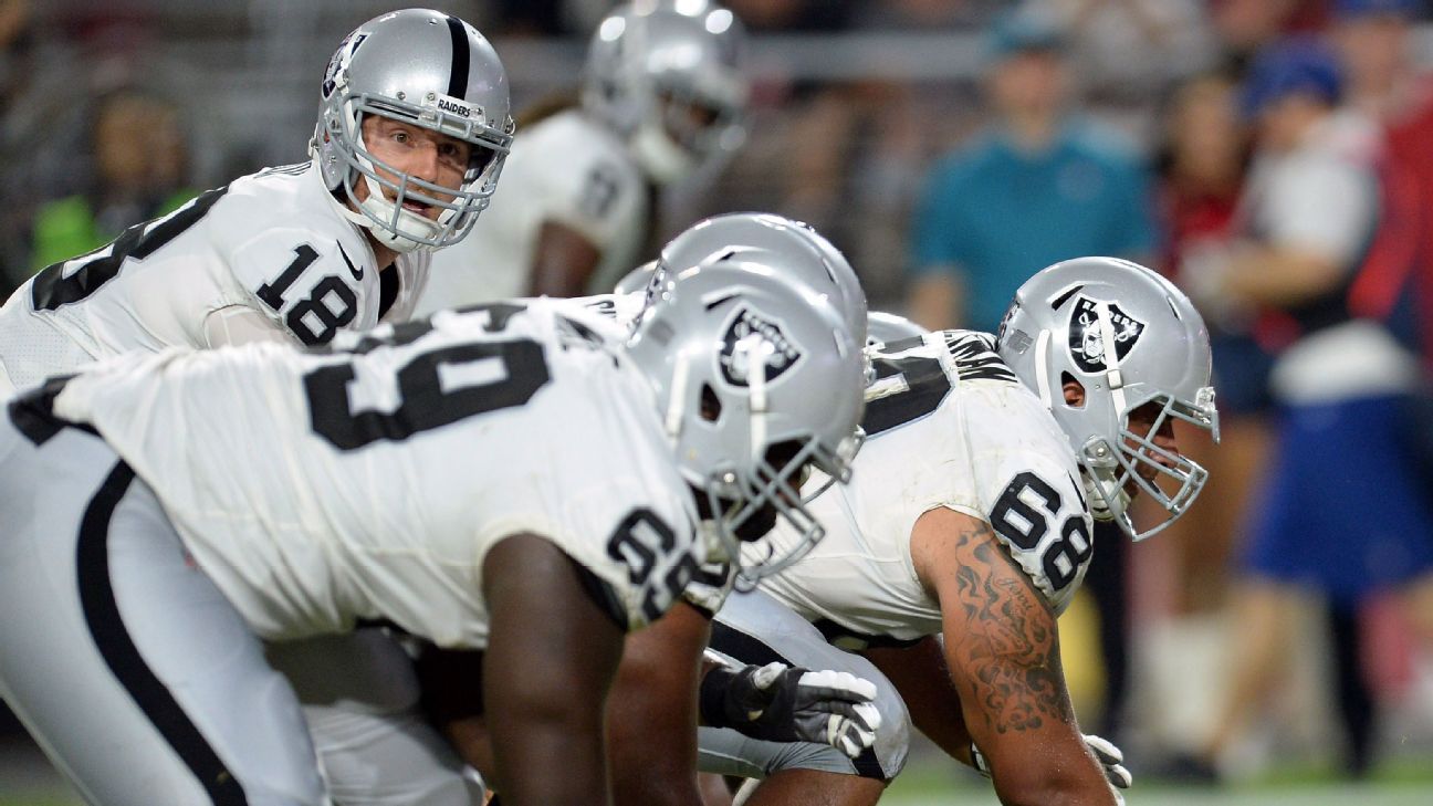 Ian Silberman getting noticed at center for Oakland Raiders - ESPN ...