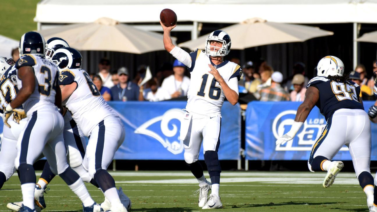 Los Angeles Rams rest most starters in preseason loss to Chargers ...