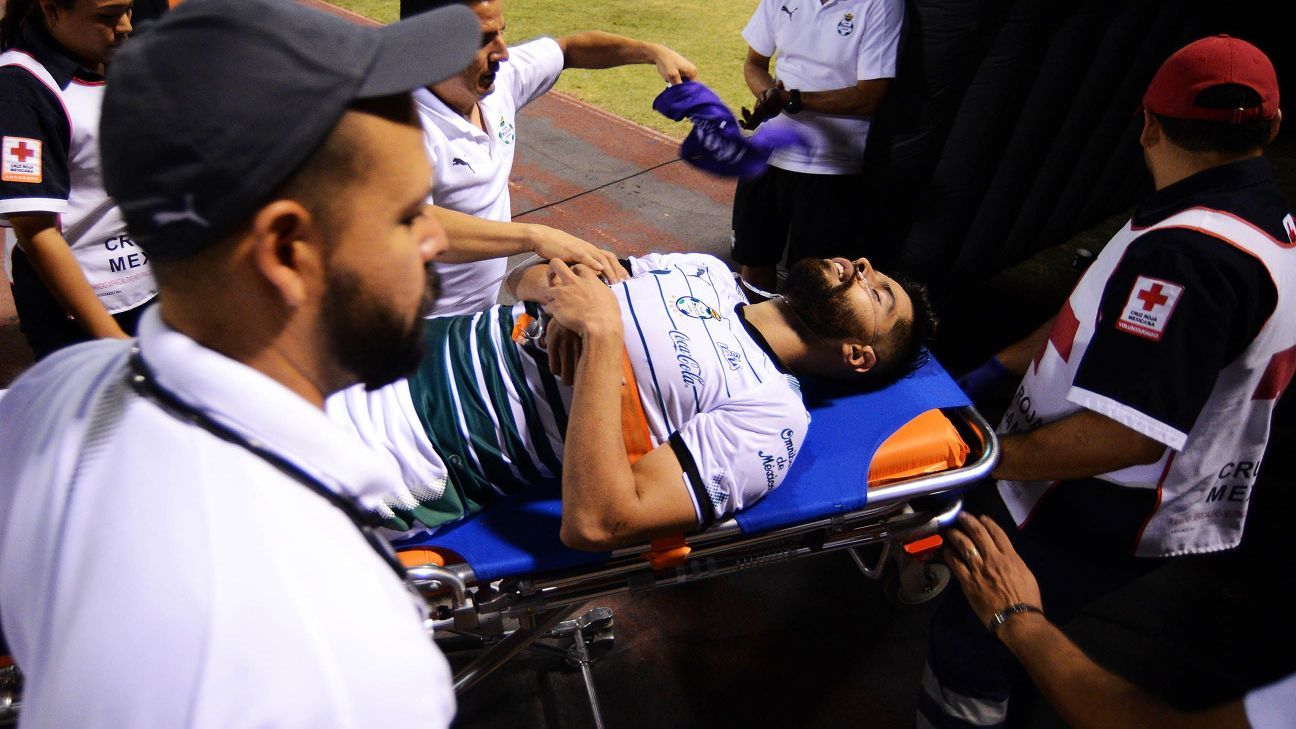 Araujo está bien físicamente, reporta Santos - ESPN