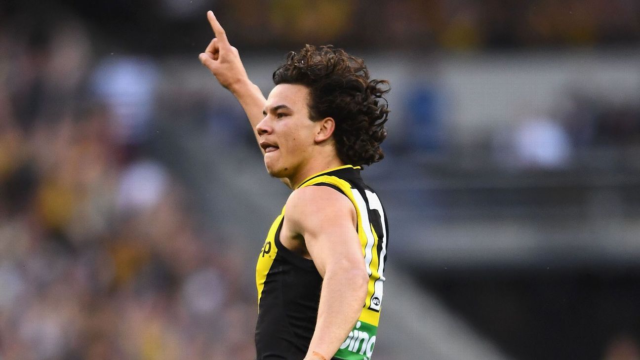 Richmond Tigers' Daniel Rioli lives up to famous name