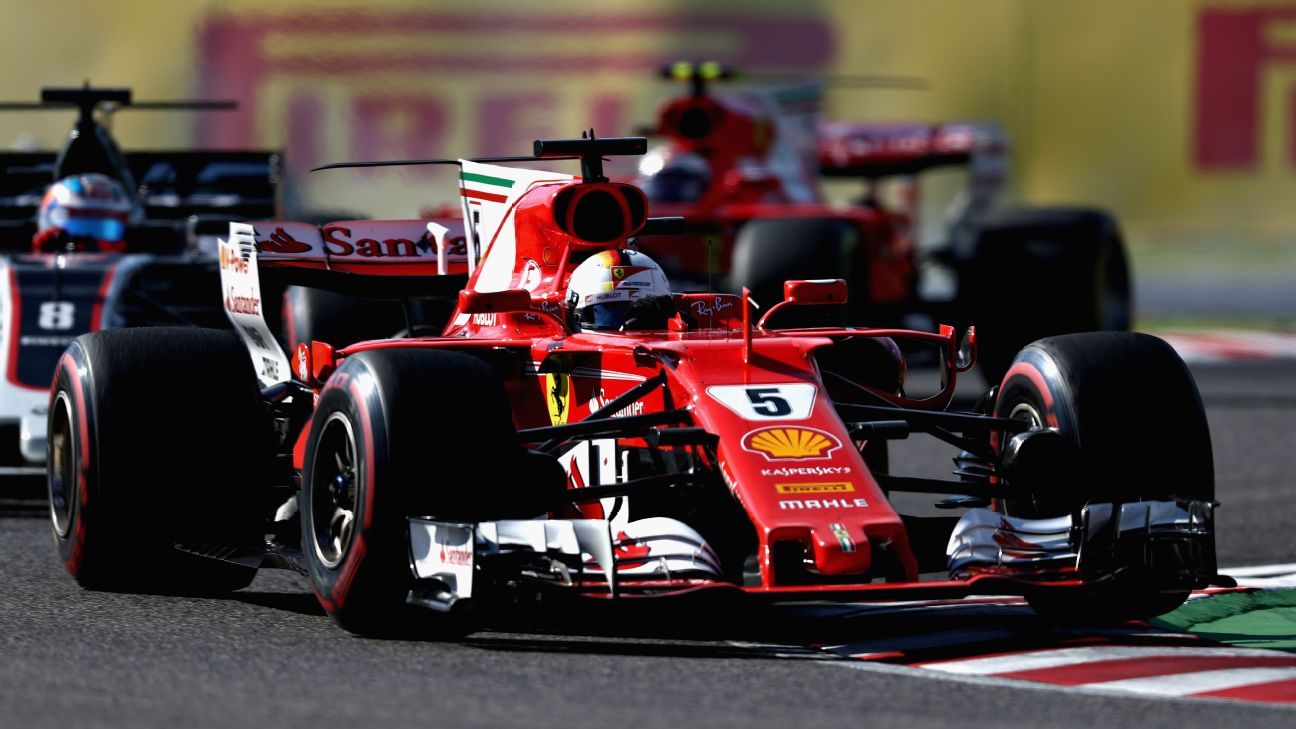 Sebastian Vettel's 2017 title bid in tatters after Suzuka DNF - ESPN