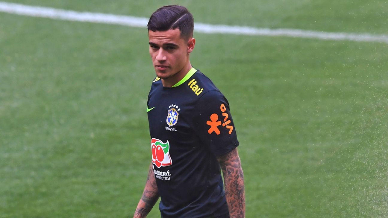 Philippe Coutinho '100 percent fit' to face England says he's happy at ...