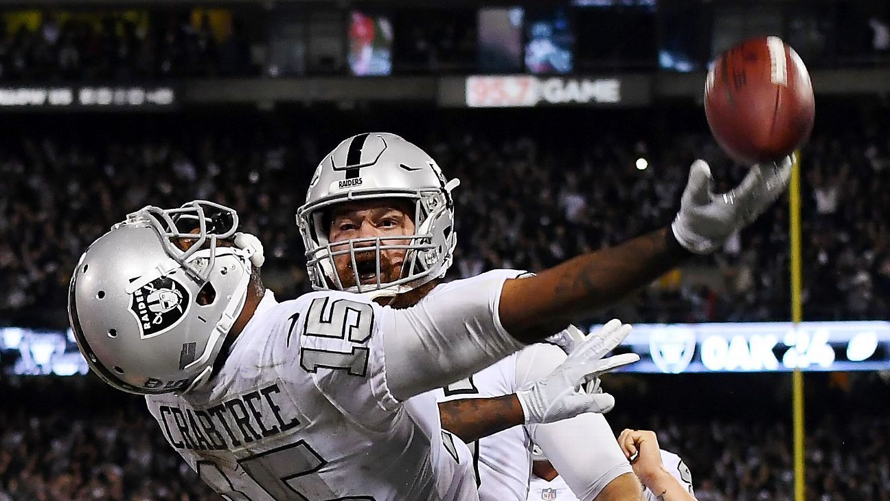 Once called 'mediocre', Michael Crabtree proving clutch for Raiders ...