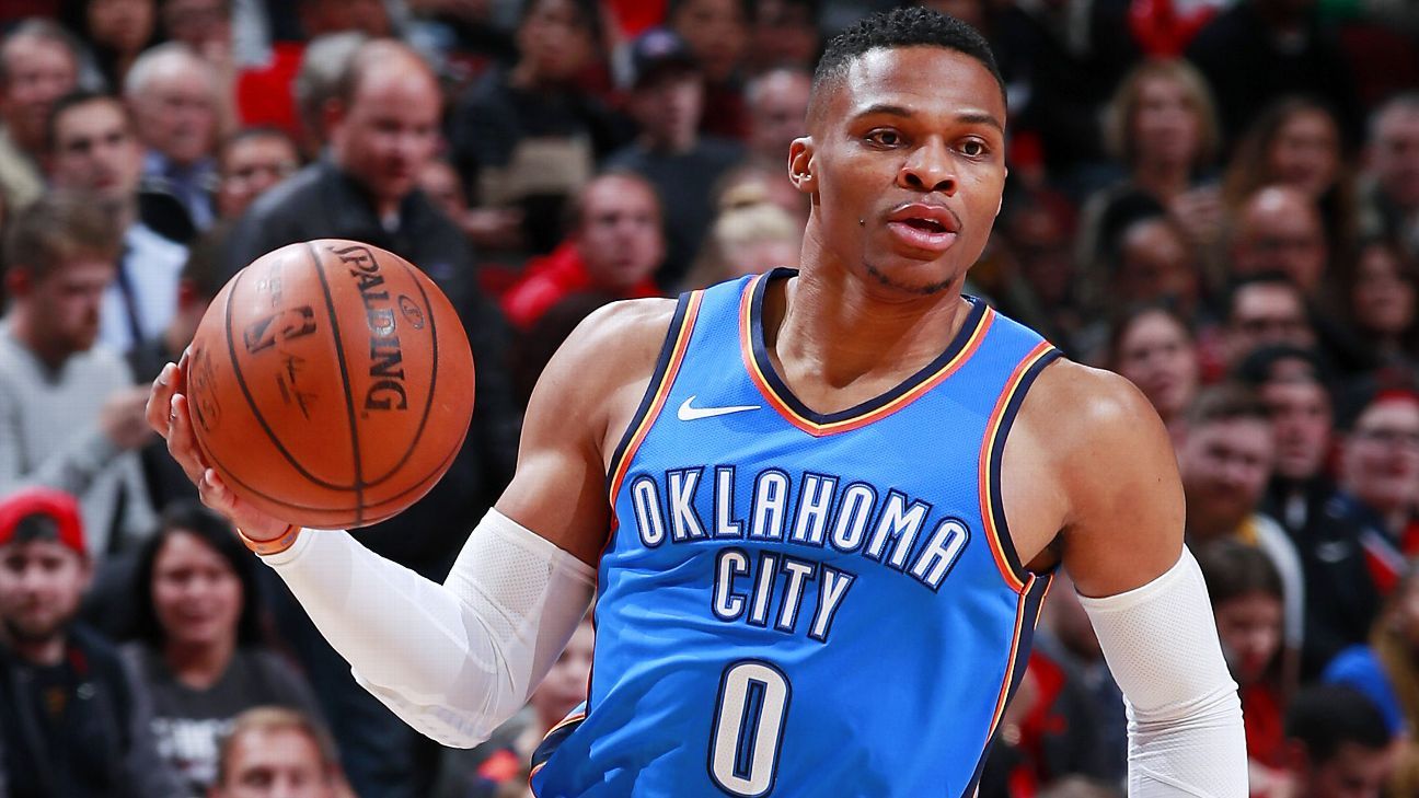 Oklahoma City Thunder guard Russell Westbrook has triple-double against ...