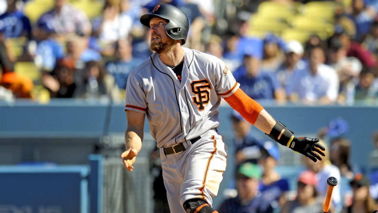 Hunter Pence of San Francisco Giants goes on 10-day DL with sprained ...