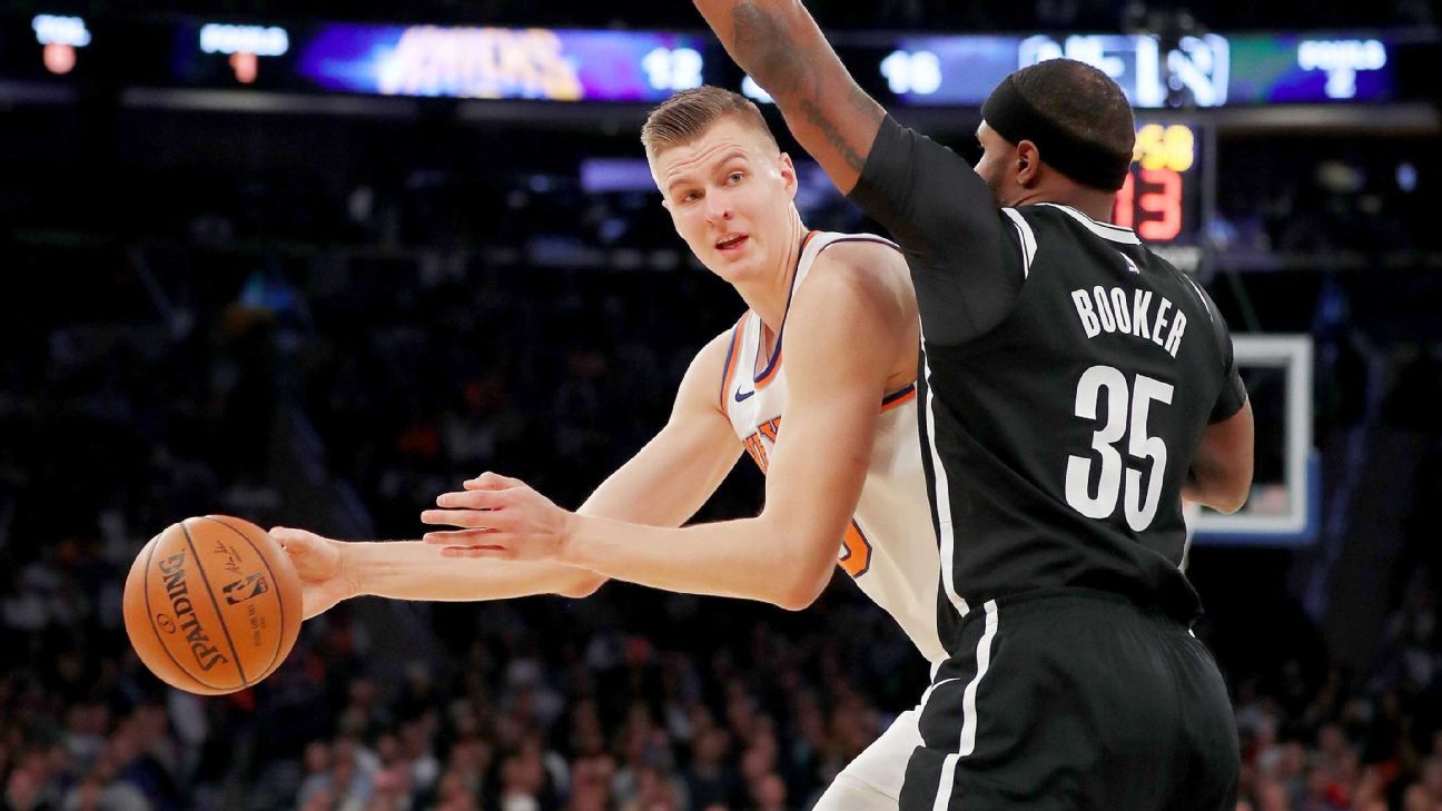 Kristaps Porzingis gets Knicks going by 'just playing my game' - ESPN