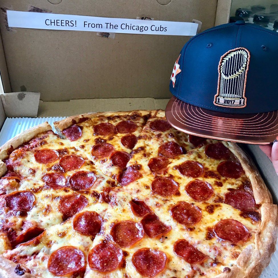 Chicago Cubs send Houston Astros' front office pizza as congratulations ...