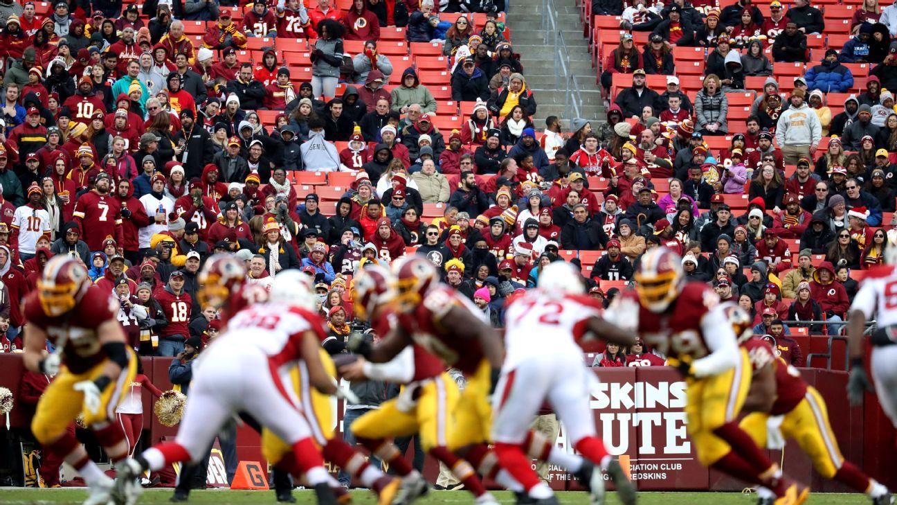 Erosion of Redskins' fan base stems from years of disappointment - ESPN ...