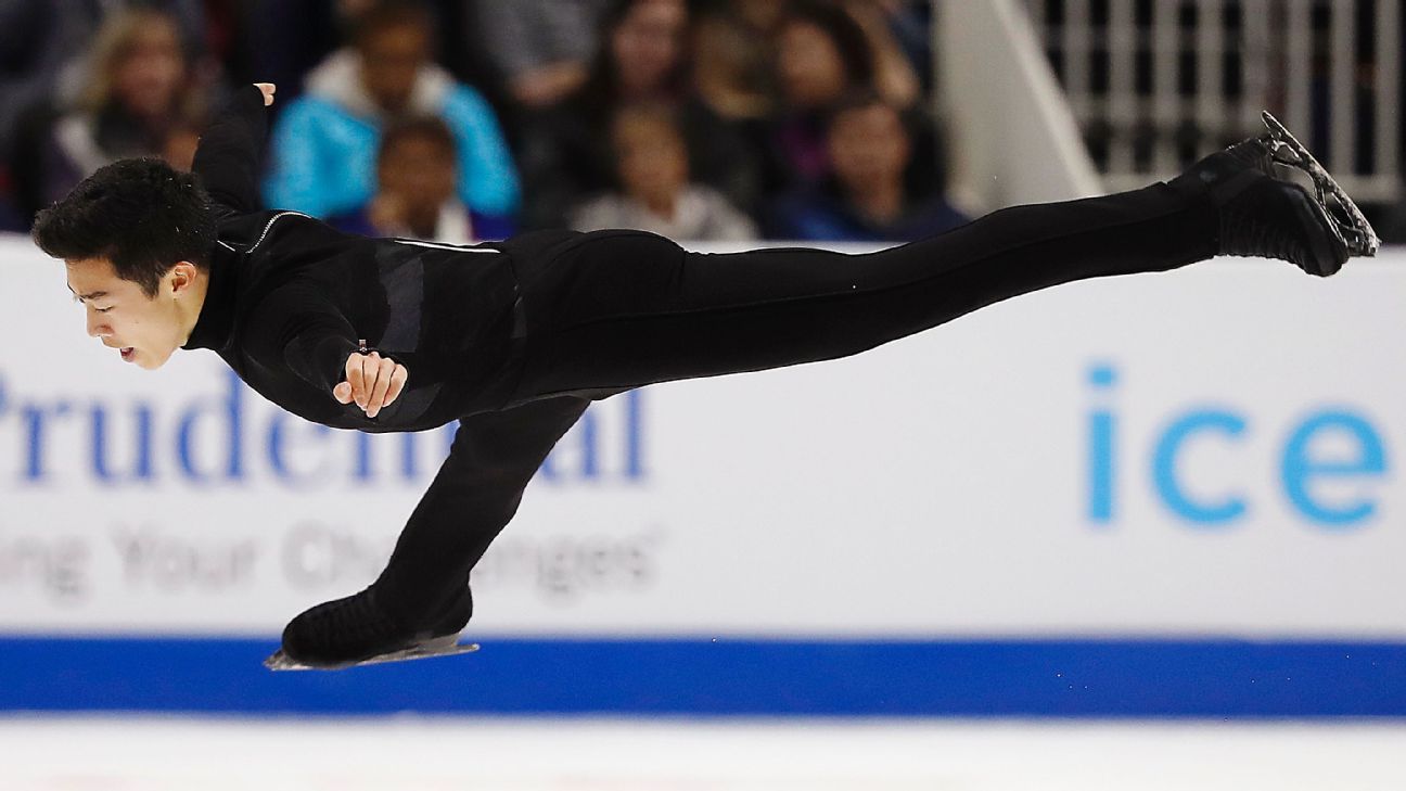 Nathan Chen completes 5 quads en route to winning U.S. national ...