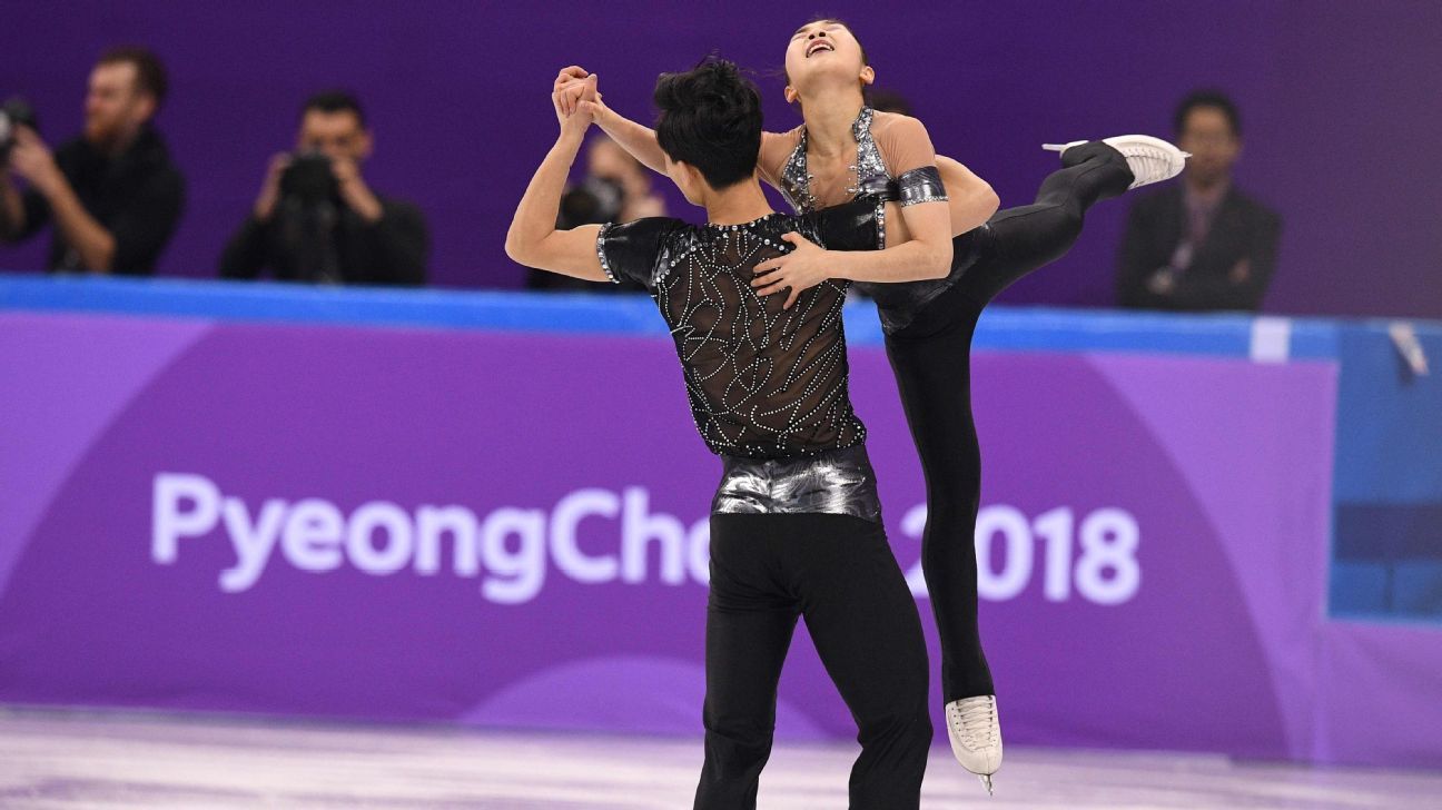 Winter Olympics 18 -- Here are a pair of North Korean figure skaters ...