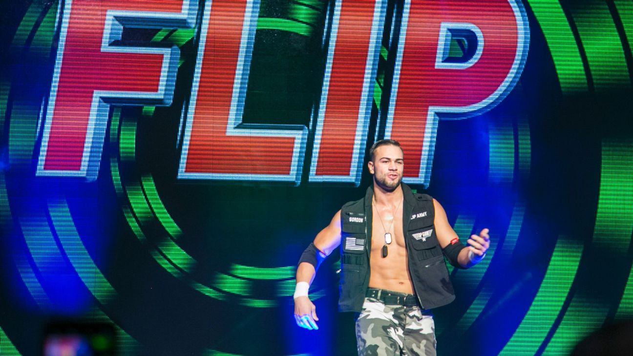 Travis 'Flip' Gordon trades fatigues for spandex as wrestling career ...
